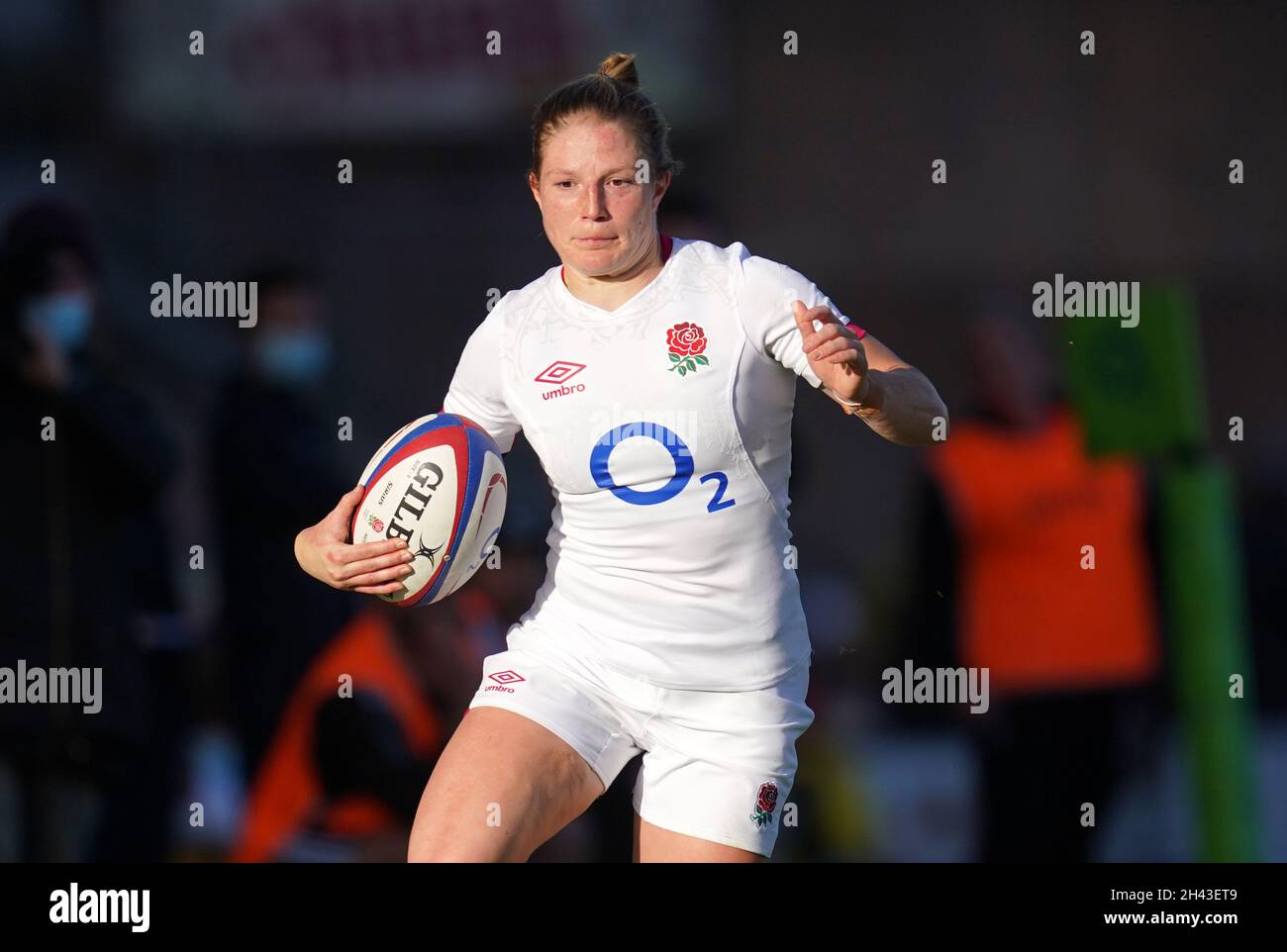 England's Lydia Thompson in action during the Women's Autumn ...