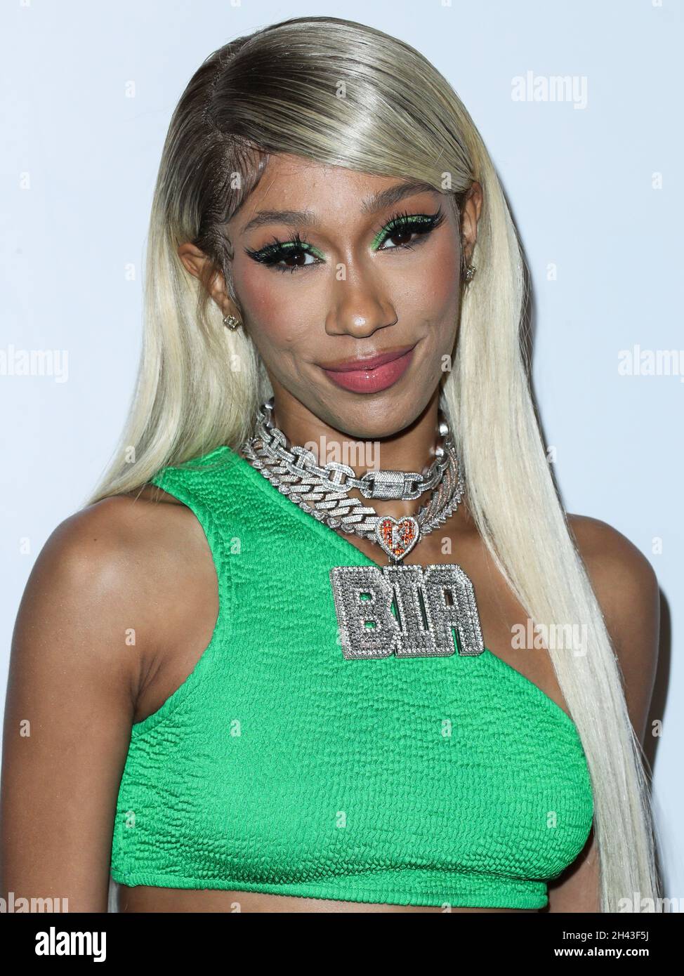 BEL AIR, LOS ANGELES, CALIFORNIA, USA - OCTOBER 30: Rapper BIA (Bianca ...