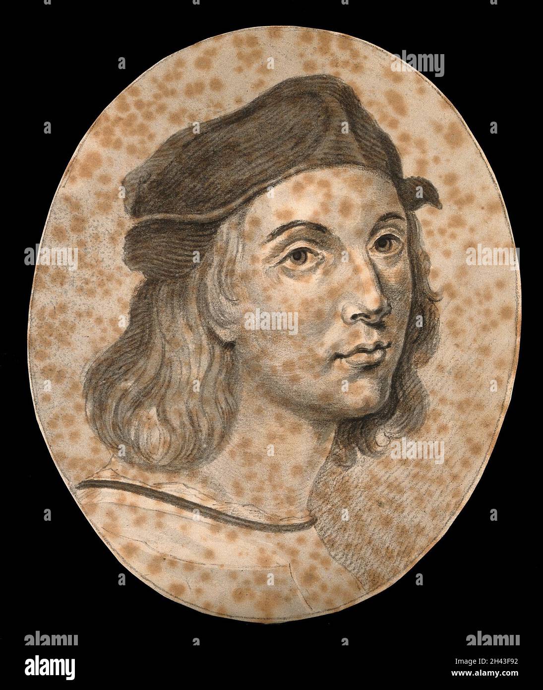 Raphael: portrait. Drawing, c. 1791 Stock Photo - Alamy