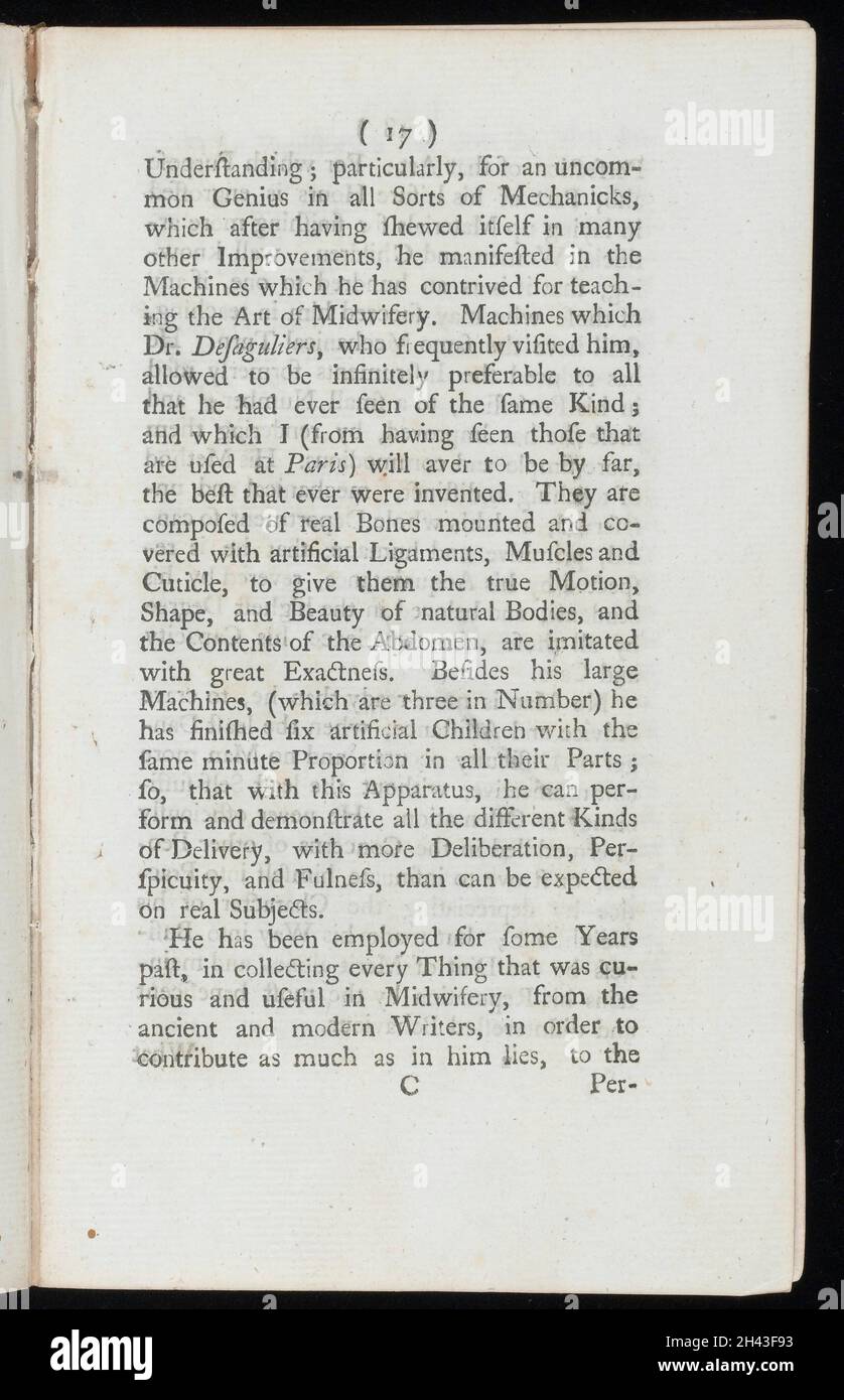 An answer to a late pamphlet intituled A letter to Dr. Smellie; shewing ...