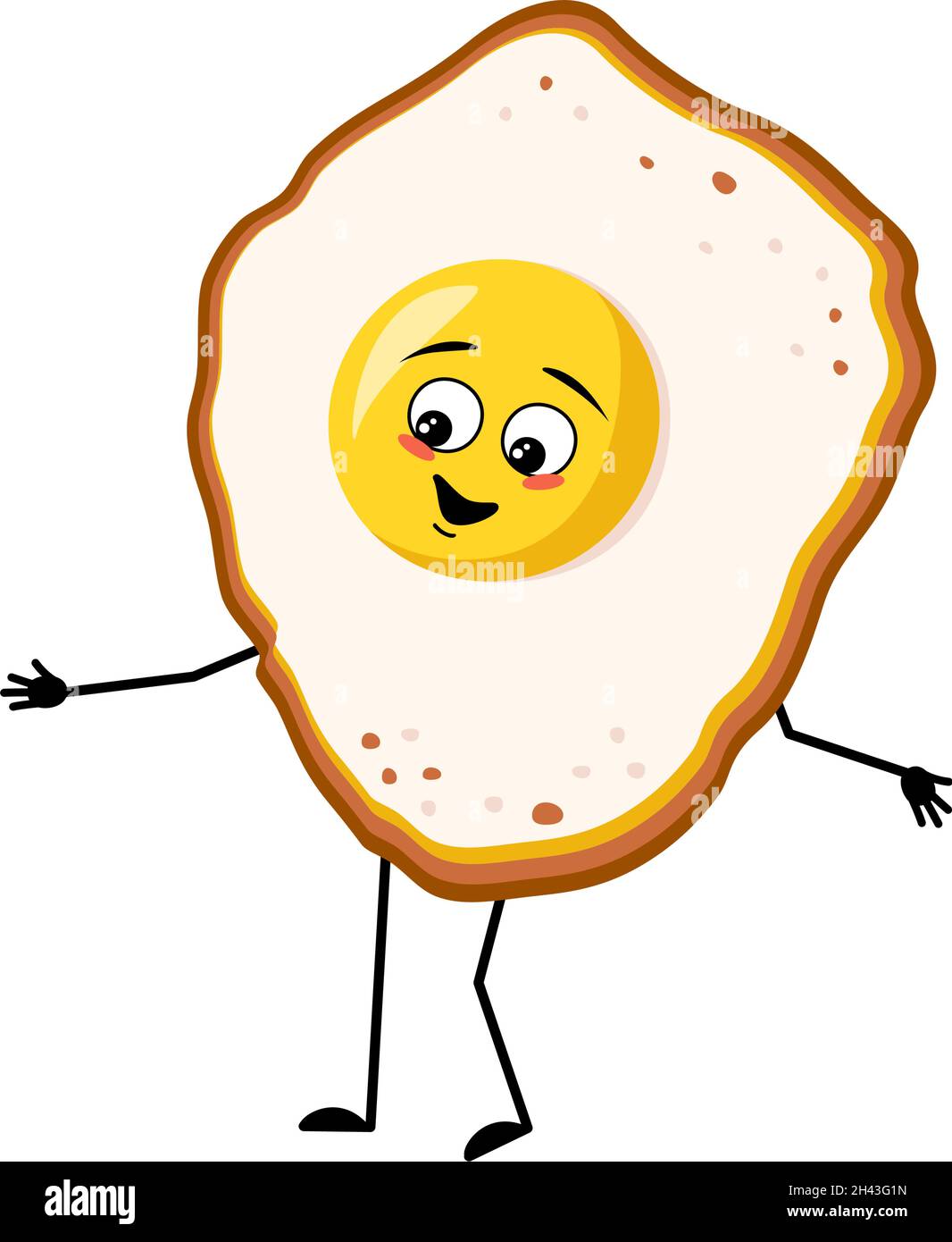 Cute eggs face eyes Cut Out Stock Images & Pictures - Alamy