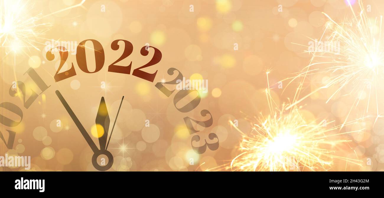 New Year Clock 2022