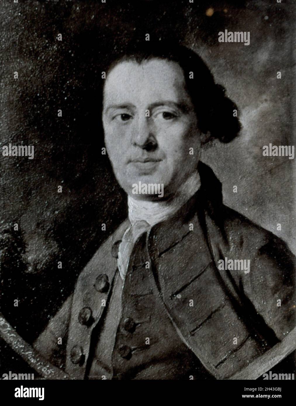 Sir Stuart Threipland. Photograph after a painting by W. Delacour Stock ...
