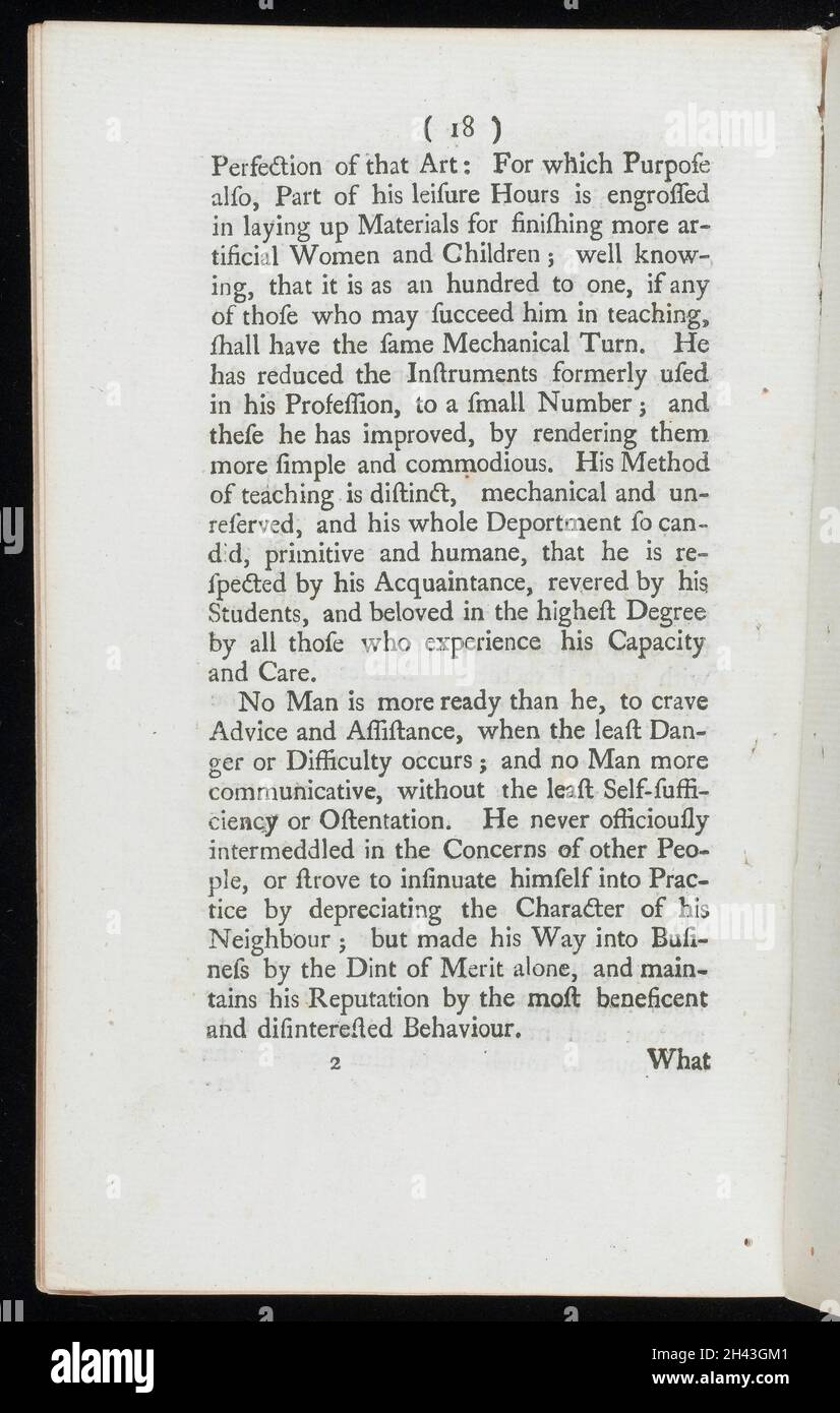 An answer to a late pamphlet intituled A letter to Dr. Smellie; shewing ...