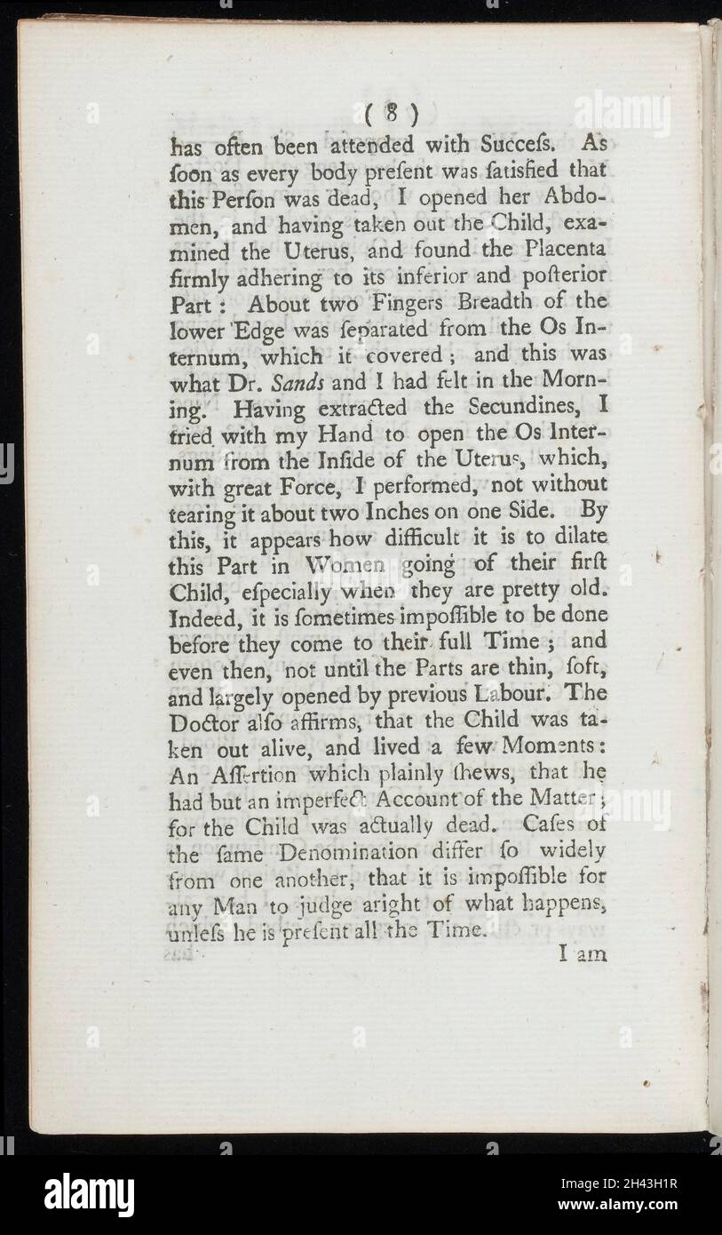 An answer to a late pamphlet intituled A letter to Dr. Smellie; shewing ...