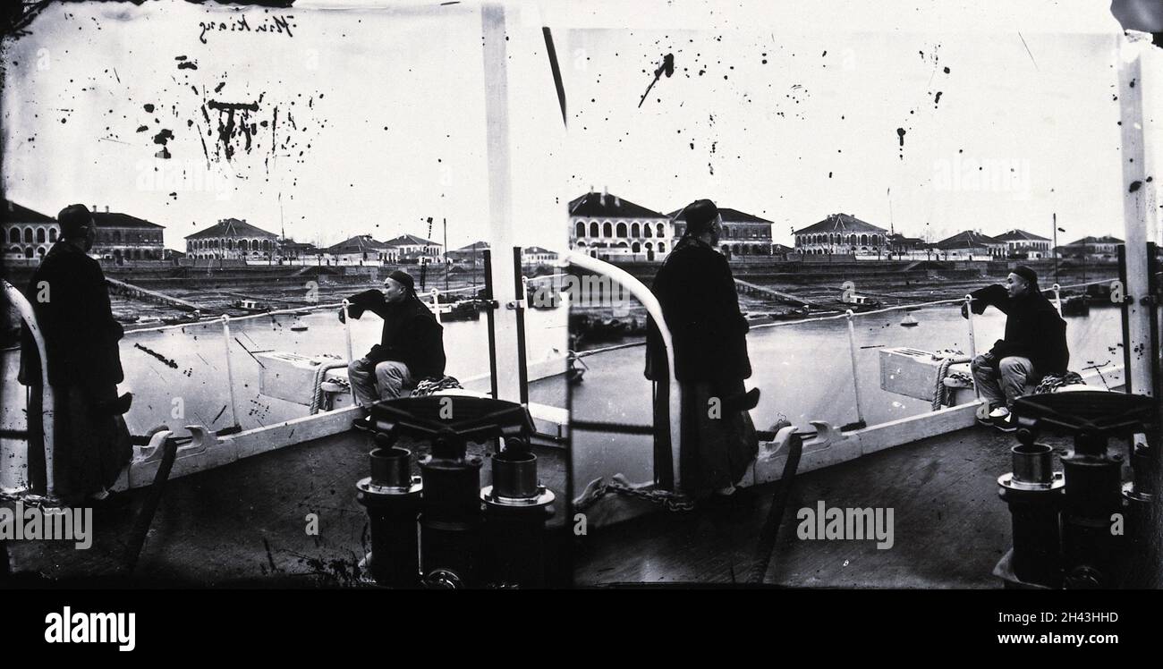 Kiukiang, Kiangsi province, China. Photograph, 1981, from a negative by ...