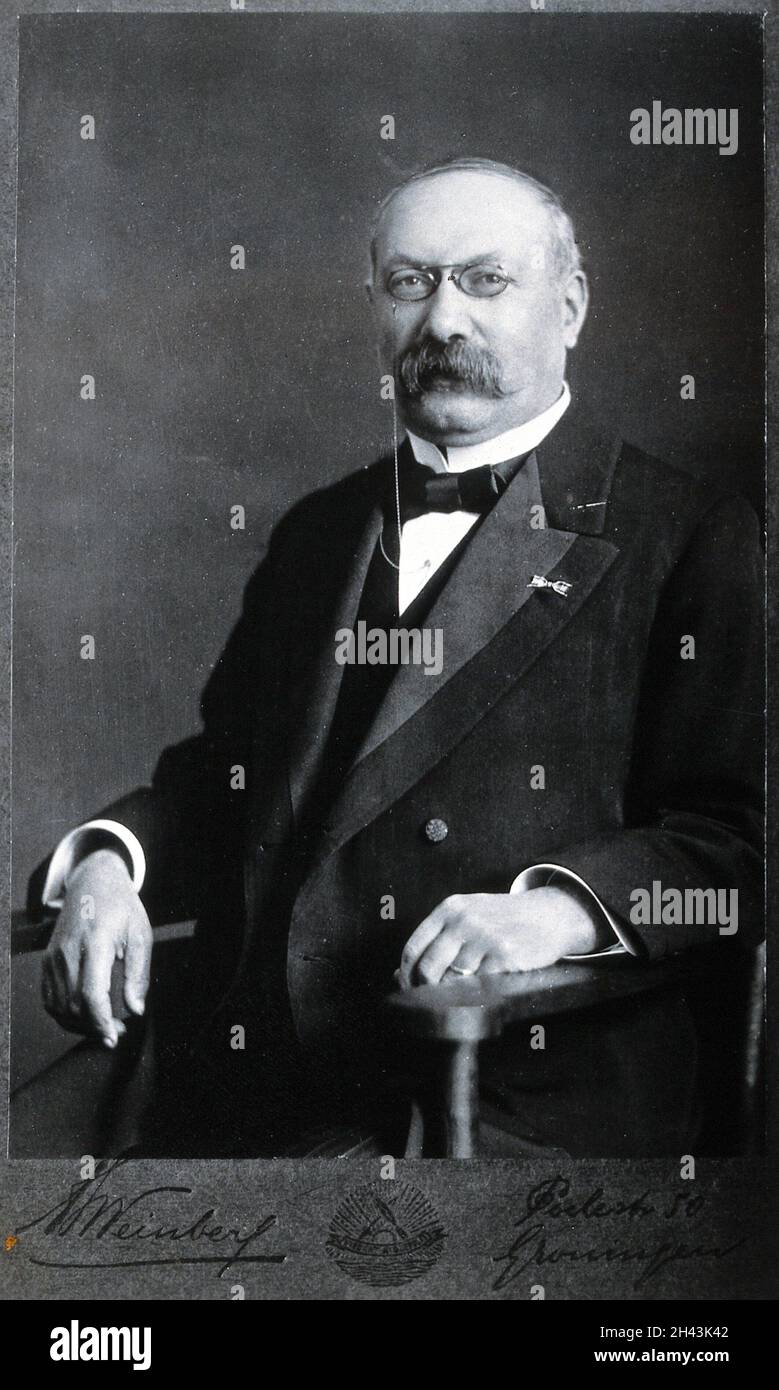 Hartog Jakob Hamburger. Photograph Stock Photo - Alamy