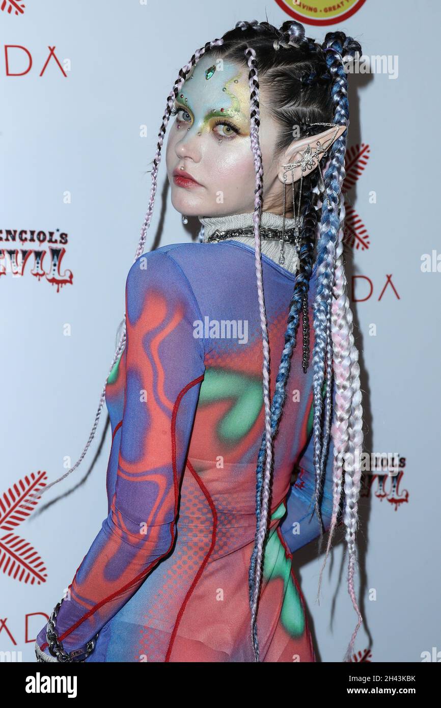 BEL AIR, LOS ANGELES, CALIFORNIA, USA - OCTOBER 30: Vlogger Amanda ...