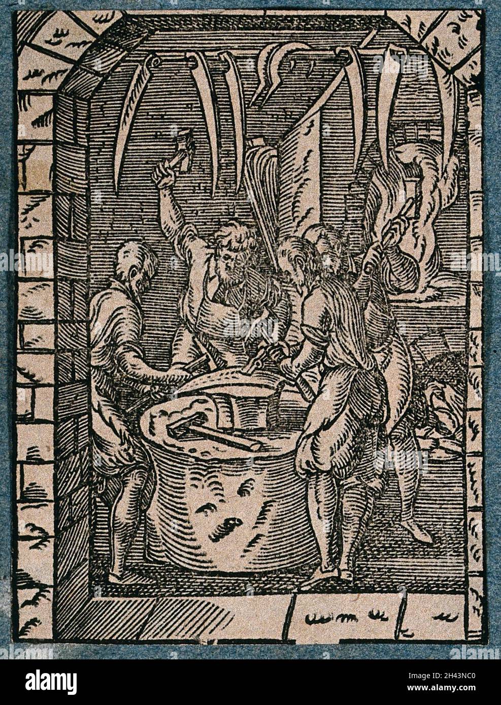 Scythe forge hi-res stock photography and images - Alamy