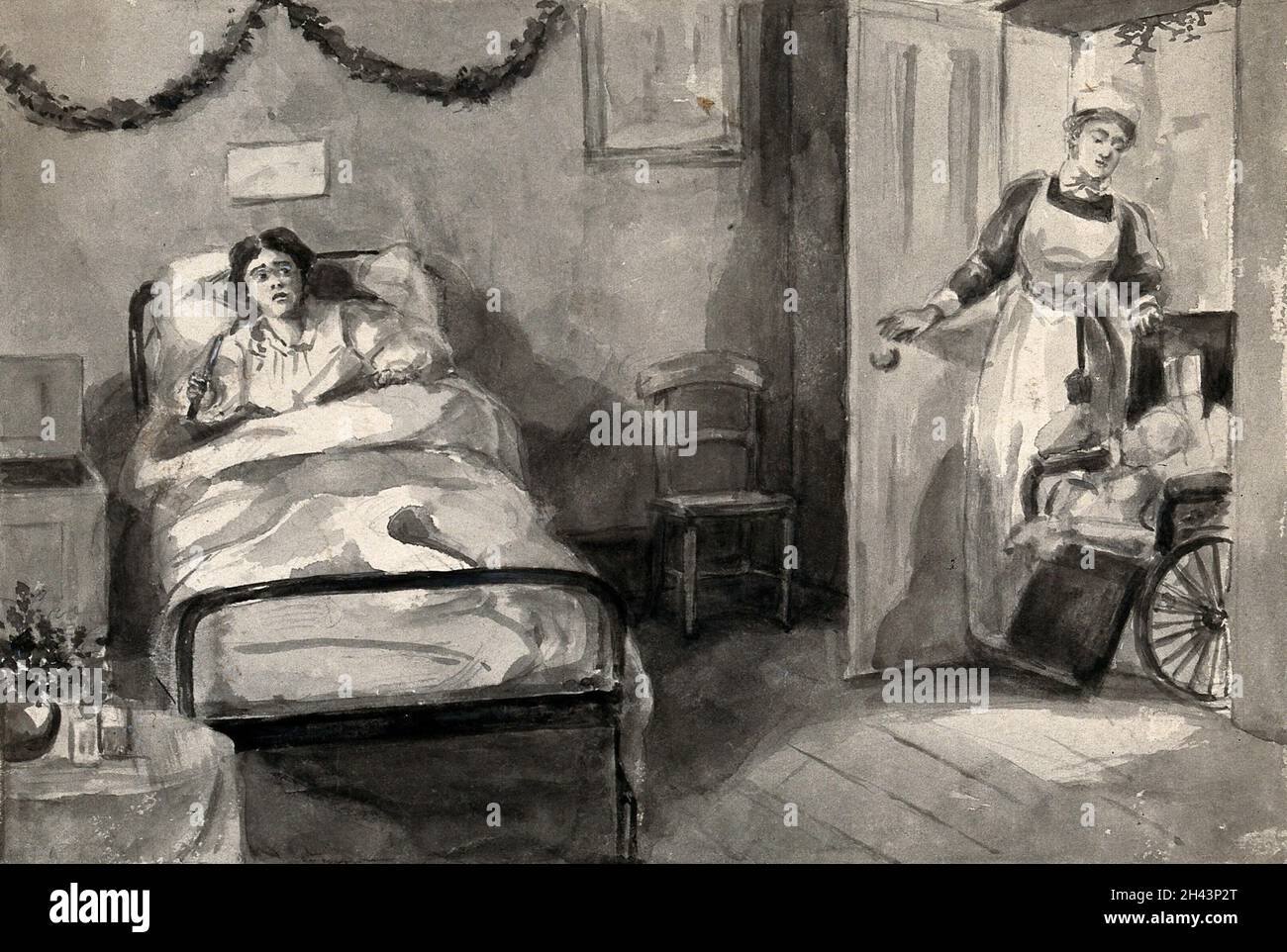 Nurse in distress hi-res stock photography and images - Alamy