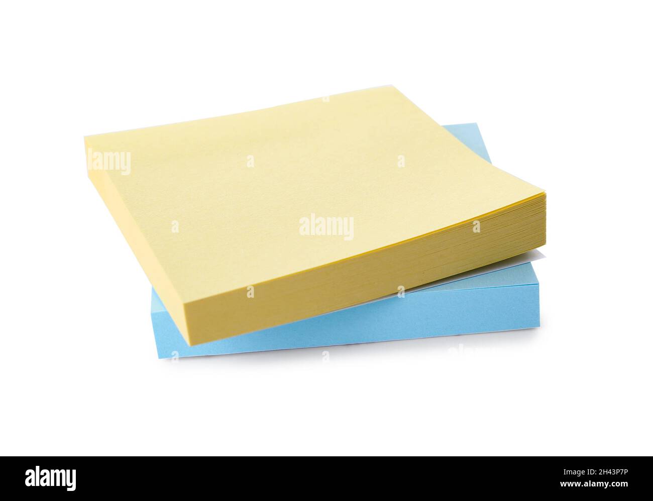 Sticky notes on white background Stock Photo - Alamy