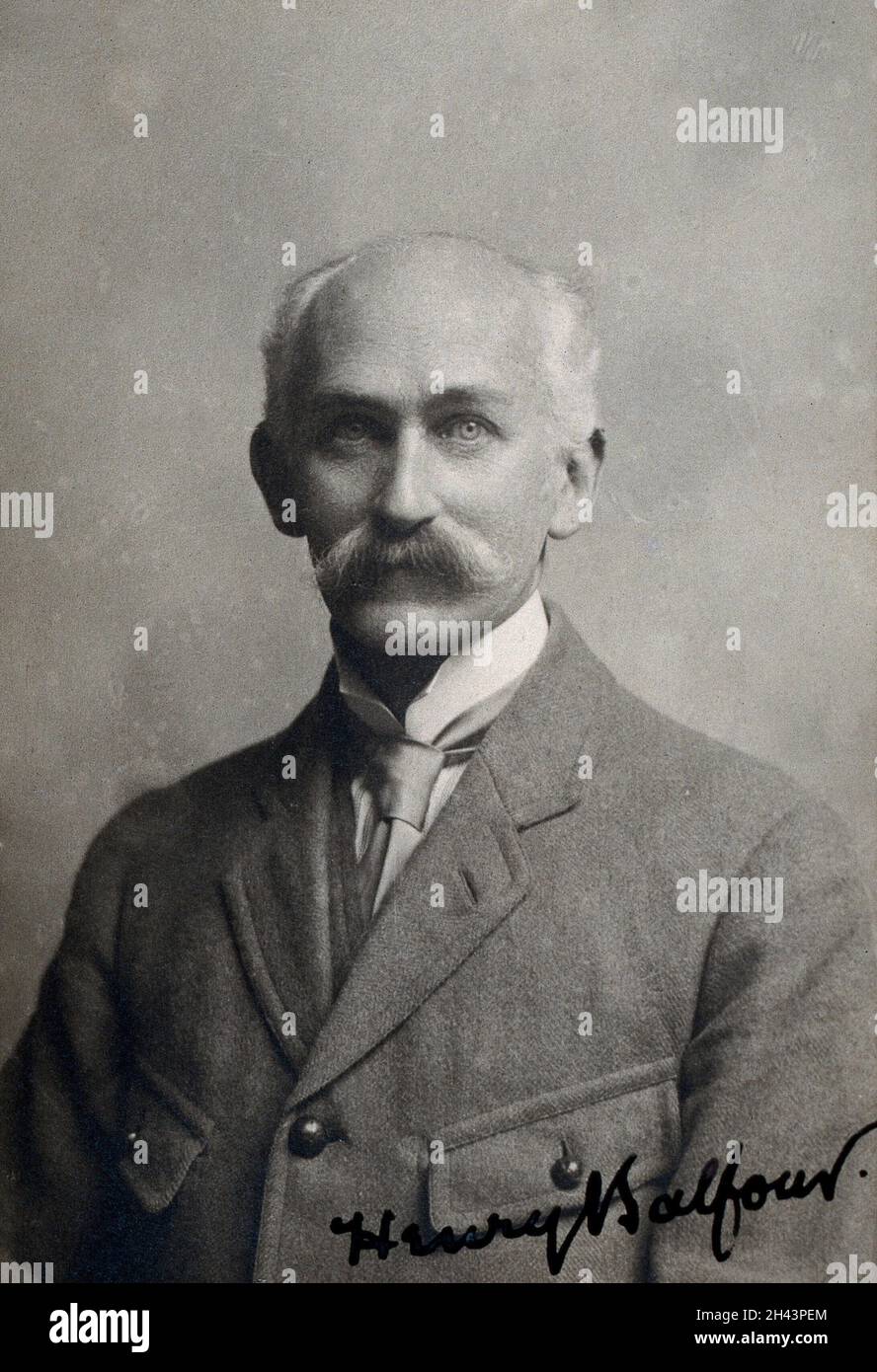 Henry Balfour. Photograph Stock Photo - Alamy
