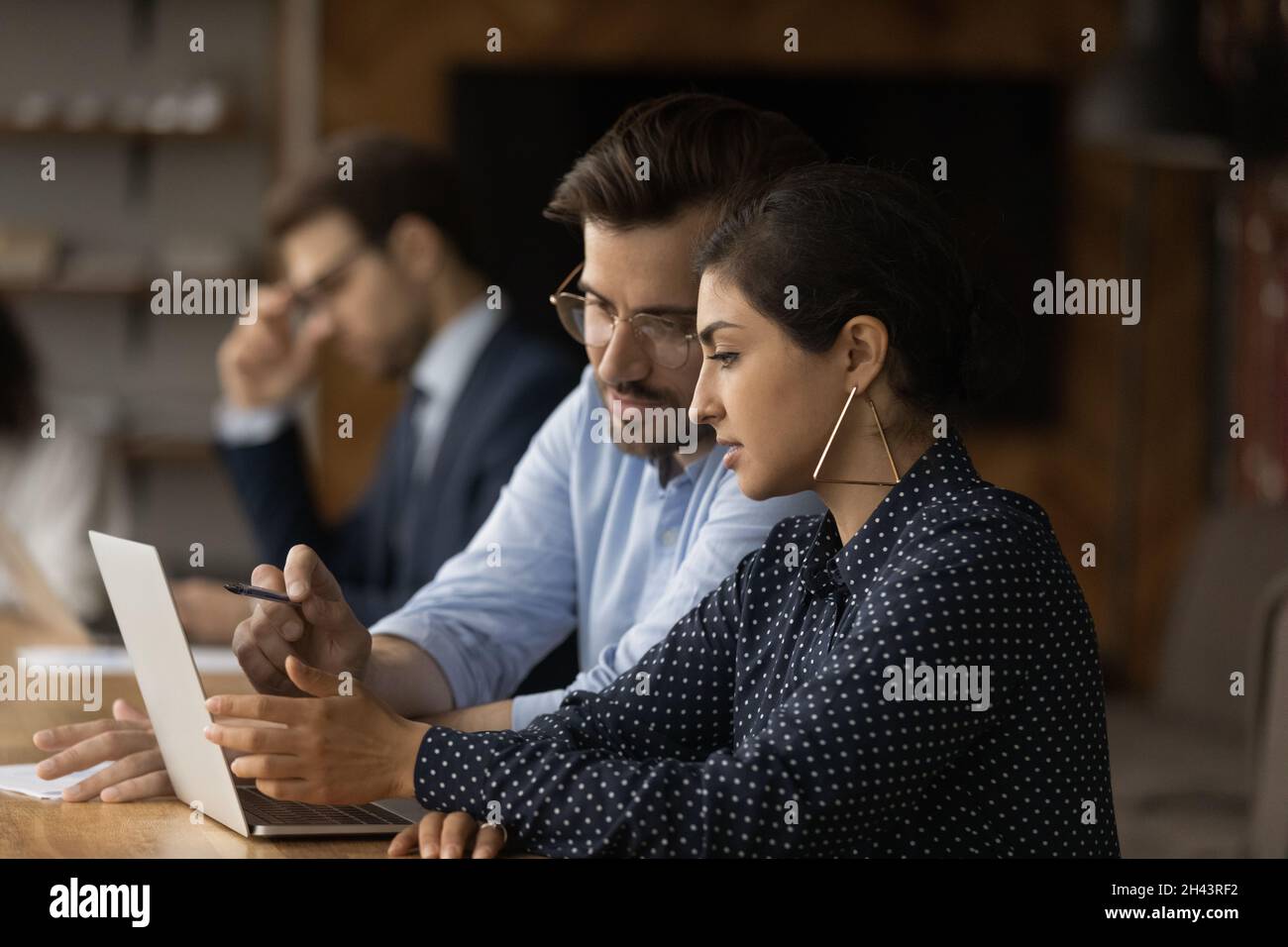 Mixed race team hi-res stock photography and images - Alamy
