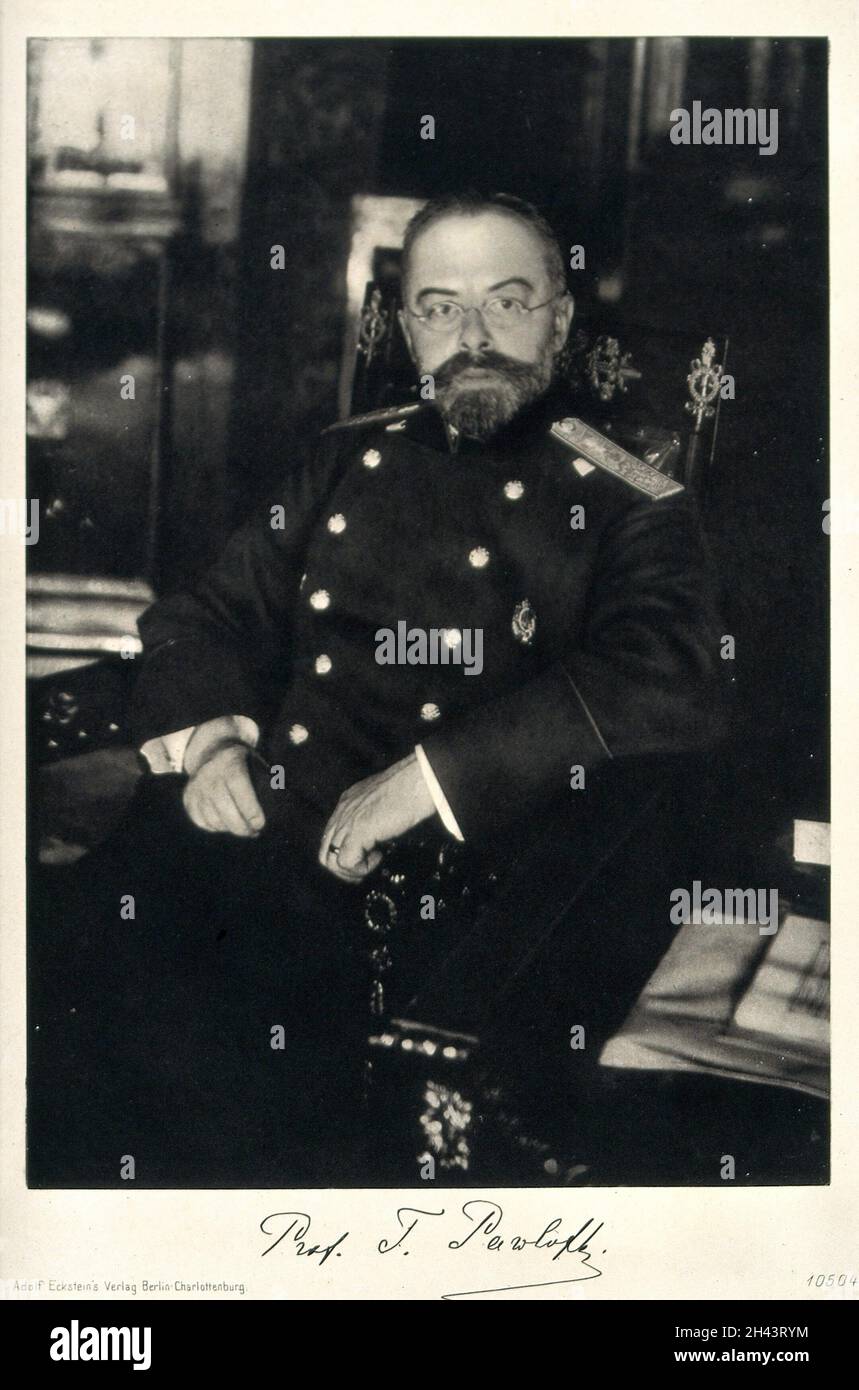 Ivan Petrovich Pavlov (?). Photogravure Stock Photo - Alamy