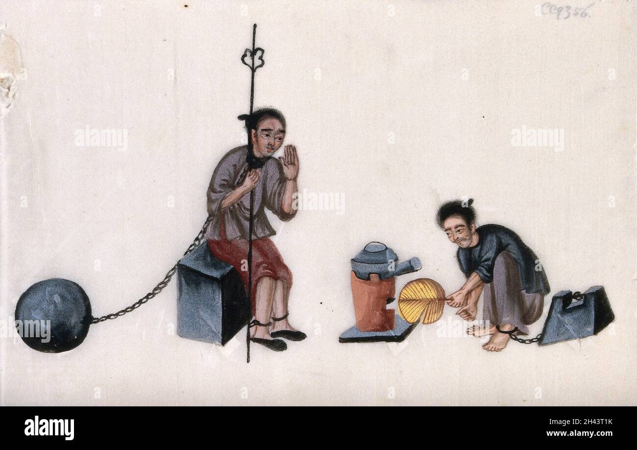 Shackled prisoners hi-res stock photography and images - Alamy