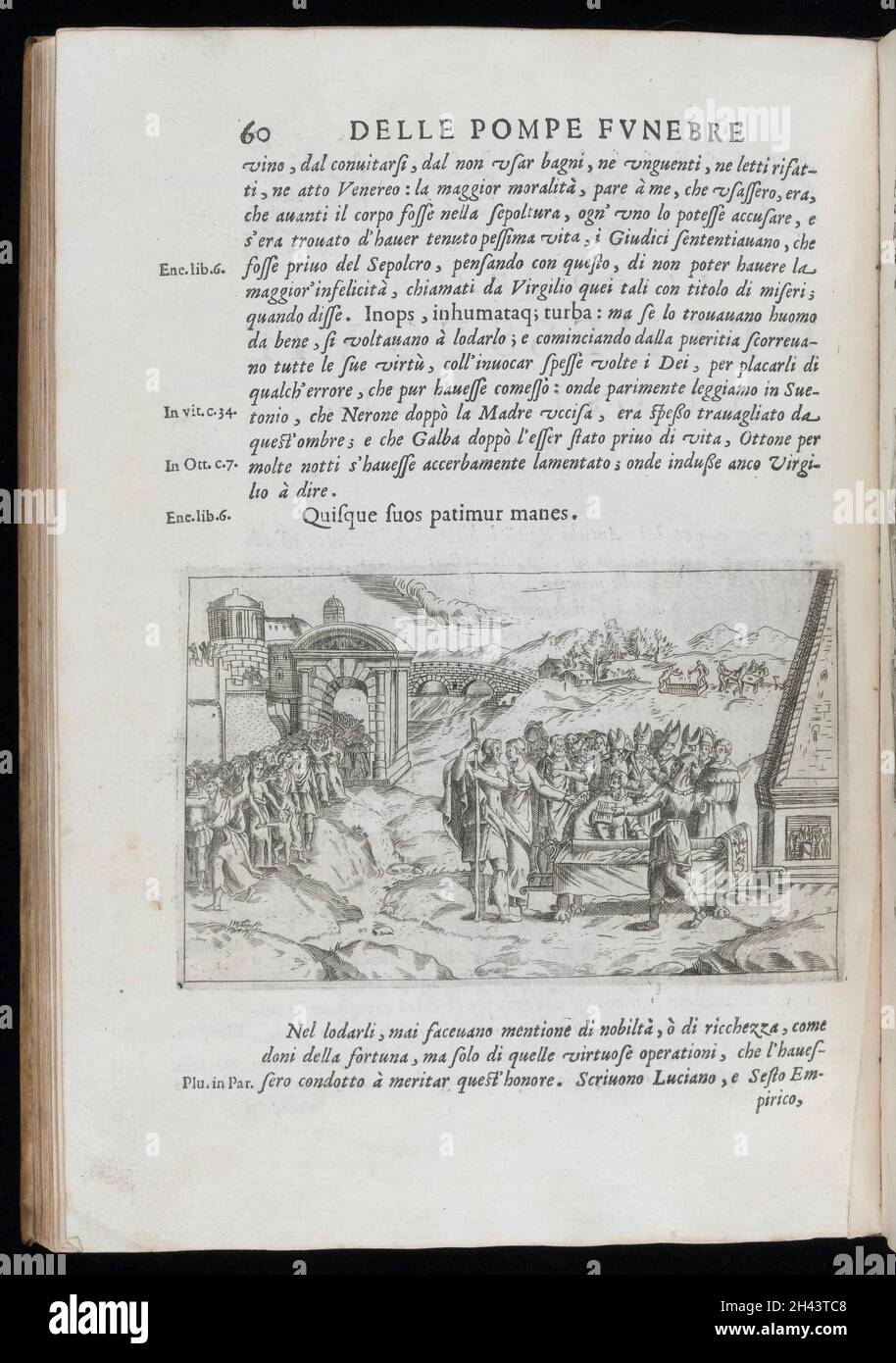 Roman funeral customs Stock Photo - Alamy