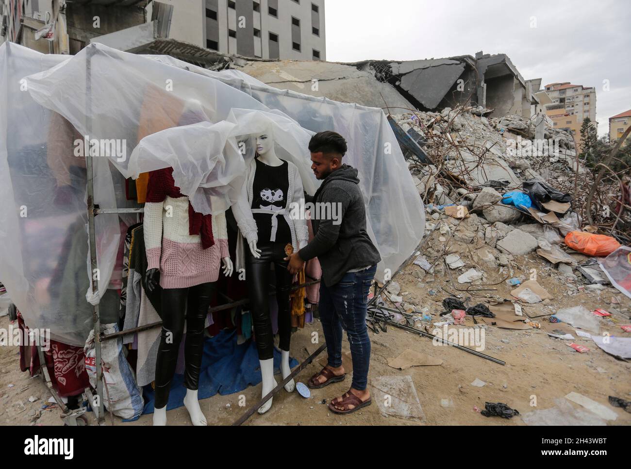 October 31, 2021, Gaza City, The Gaza Strip, Palestine: Palestinian ...