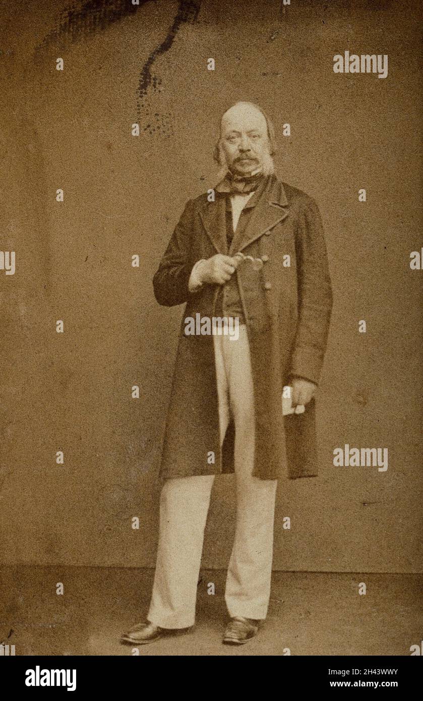 Sir Edwin Chadwick. Photograph by John & Chas. Watkins Stock Photo - Alamy