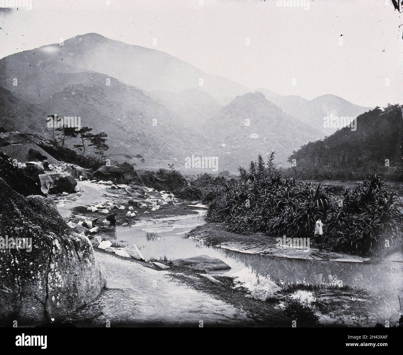 Pearl River, Kwangtung province, China. Photograph, 1981, from a ...