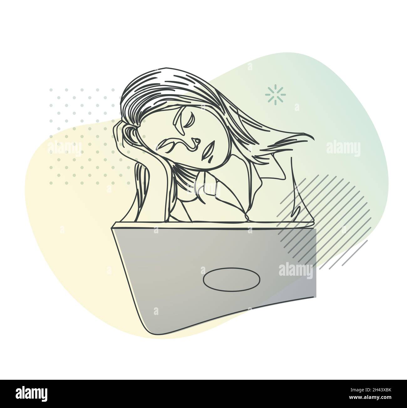 Internet fatigue Cut Out Stock Images & Pictures - Alamy