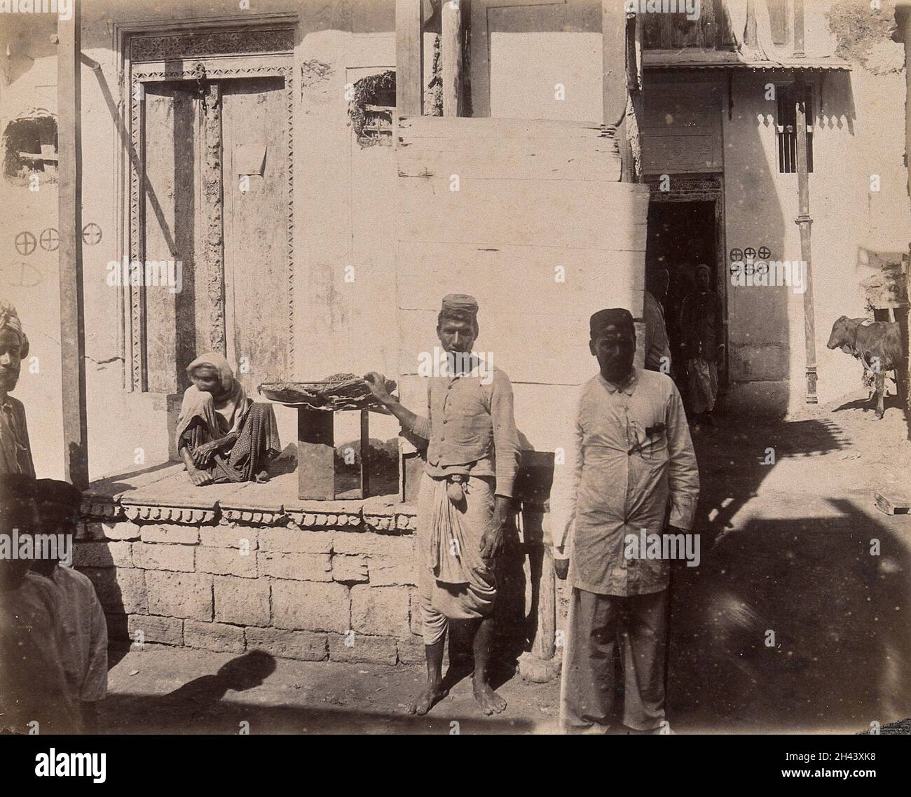 Street near Khardar, Karachi, India. Photograph, 1897 Stock Photo - Alamy
