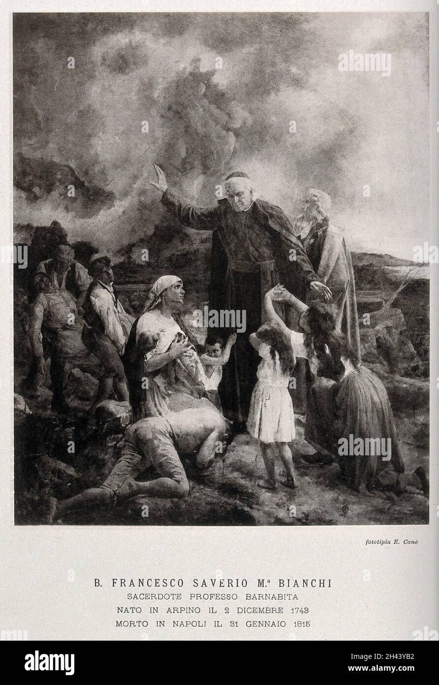 The blessed Francesco Saverio Maria Bianchi blesses poor and sick ...