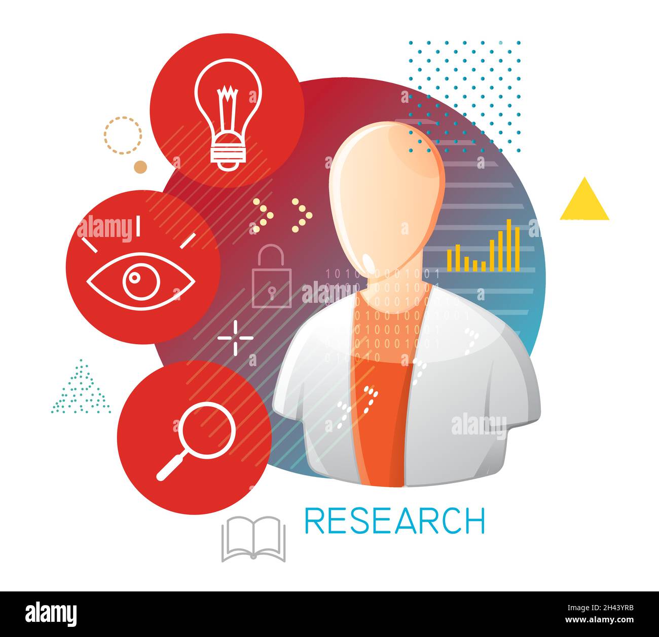 Education System - curiosity Knowledge and Creativity - Illustration as ...