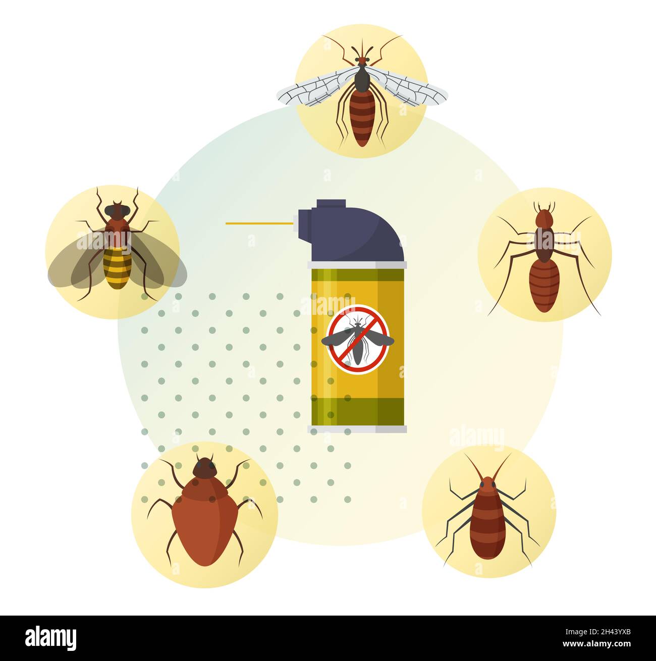 Insect repellent Stock Vector Images - Alamy