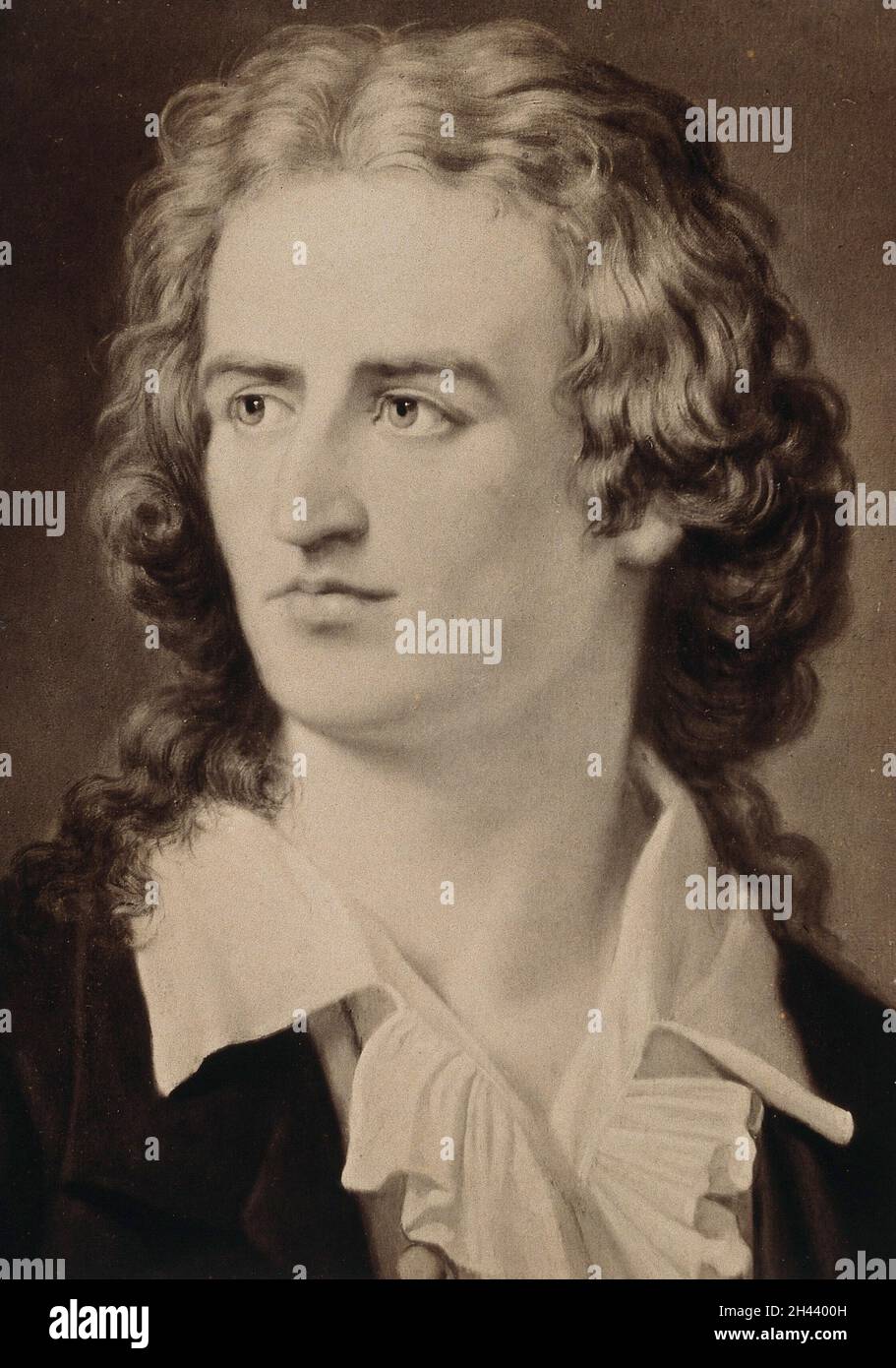 Friedrich Schiller. Photograph by Sophus Williams after a painting by E ...