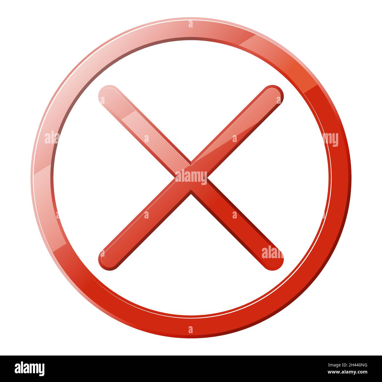 Round Delete Symbol - Illustration as EPS 10 File Stock Vector Image ...