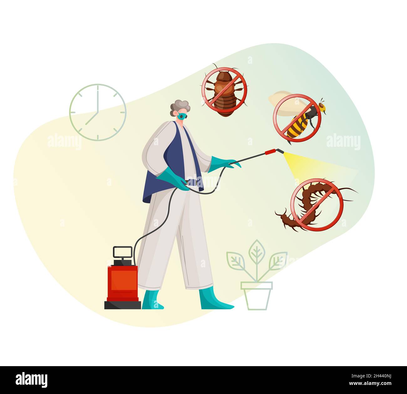 Pest services Stock Vector Images - Alamy