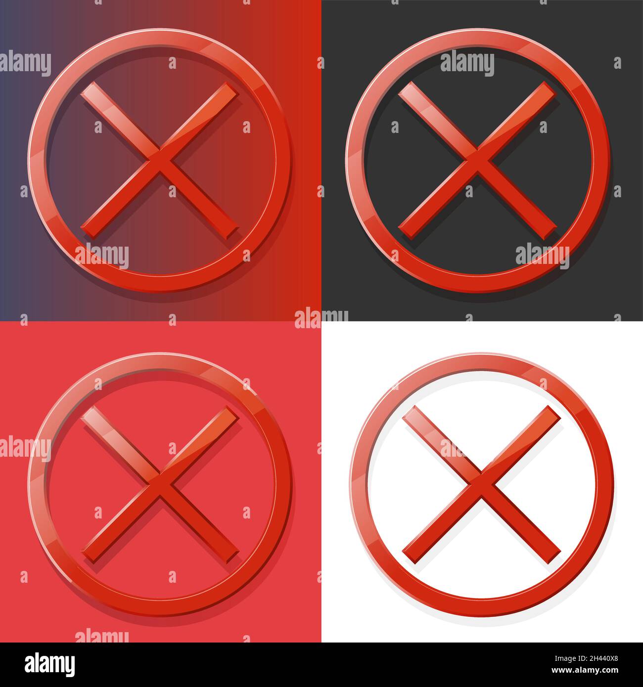 Round Delete Symbol - Illustration as EPS 10 File Stock Vector Image ...