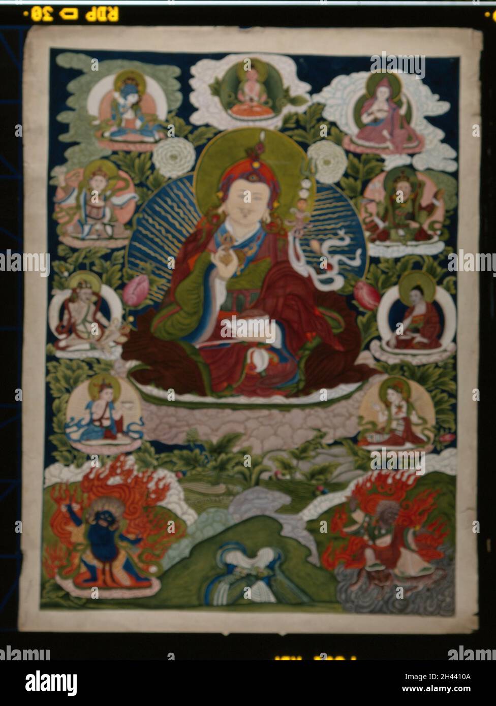 Guru Rinpoche (Padmasambhava), the main founder of Buddhism in Tibet ...
