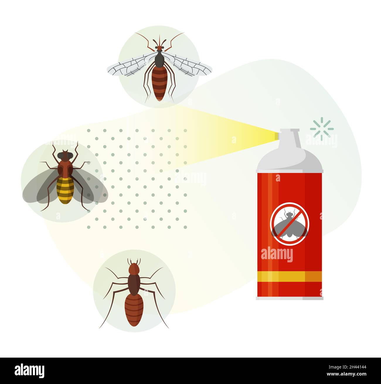 Pest Control - Insect Repellent Illustration as EPS 10 File Stock ...