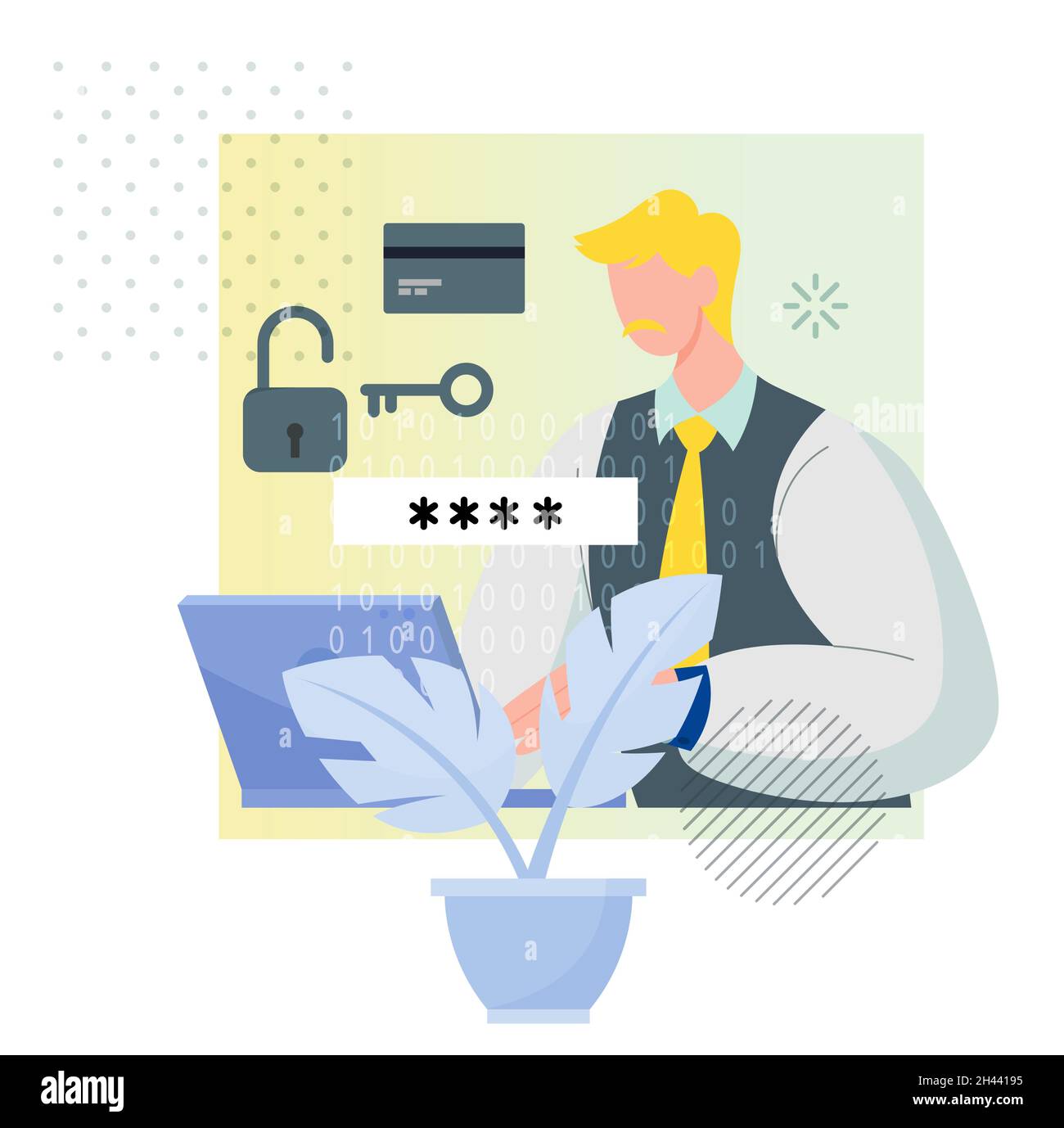 Gaining access Stock Vector Images - Alamy