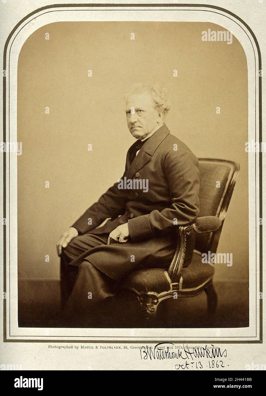Benjamin Waterhouse Hawkins. Photograph by Maull & Polyblank, 1862 ...