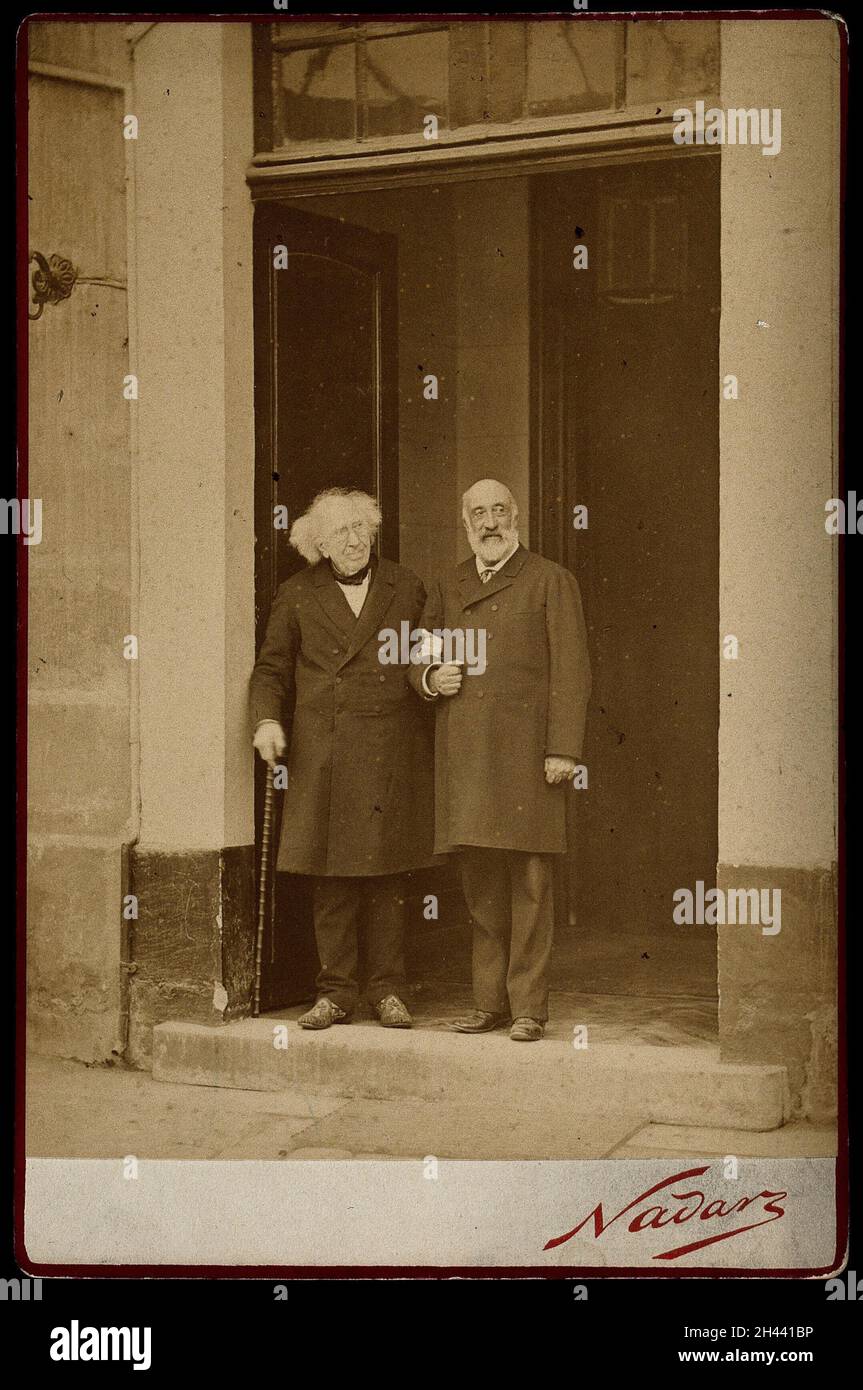 M.E. Chevreul. Photograph by Nadar Stock Photo - Alamy