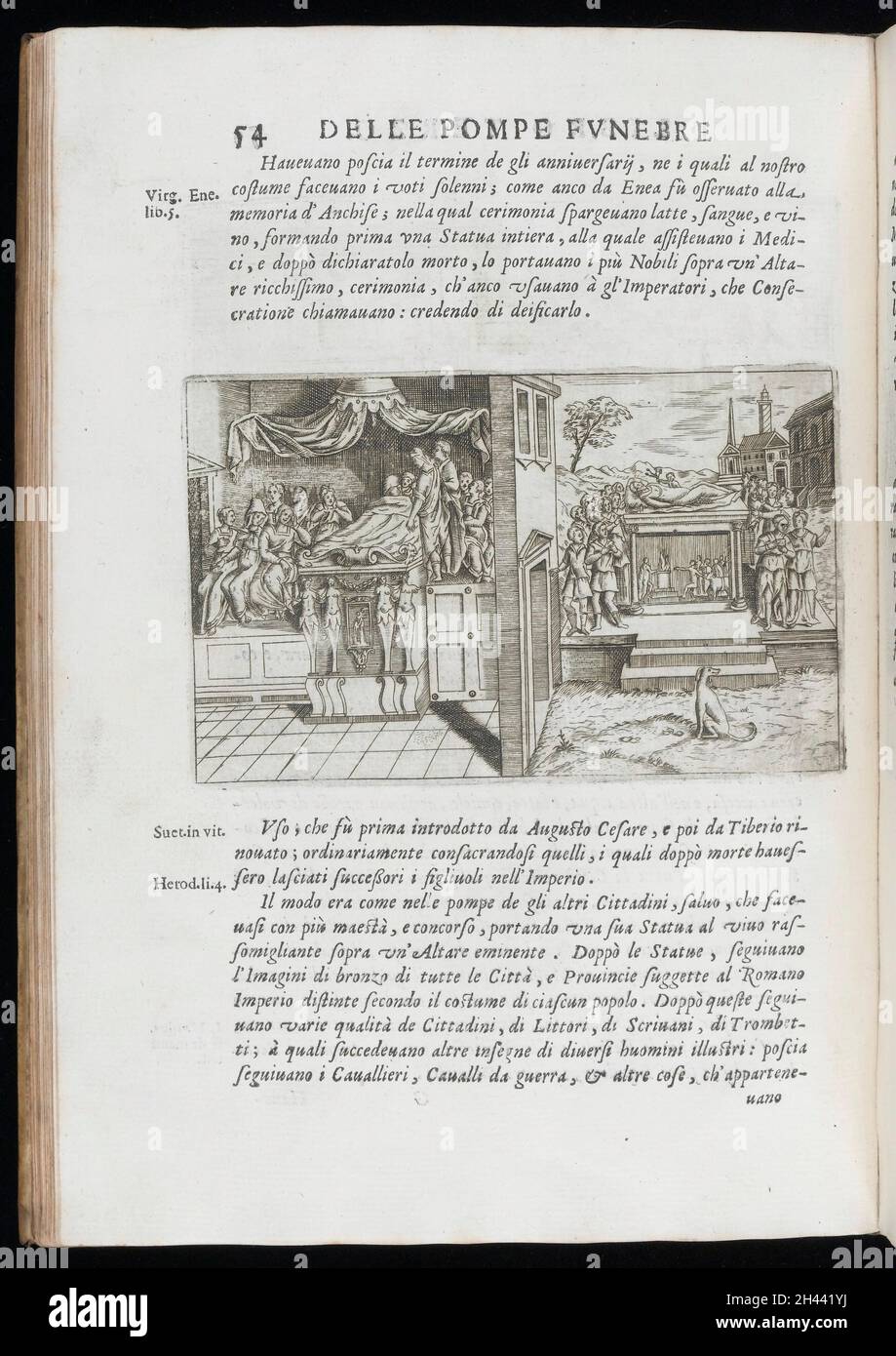 Roman funeral customs Stock Photo - Alamy