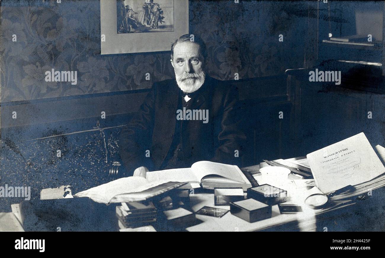 M. le Professeur Lemonnier. Photograph Stock Photo - Alamy