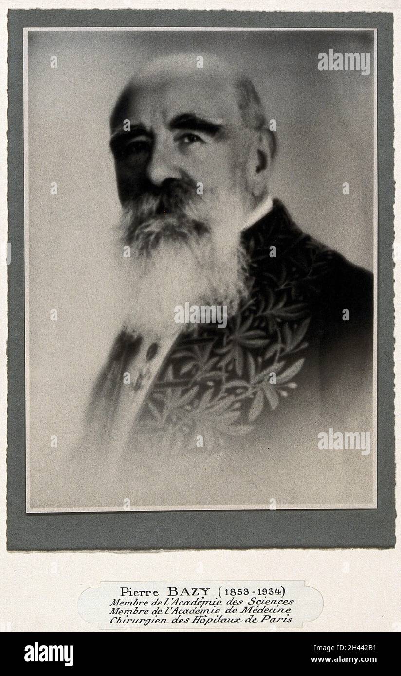 Pierre Bazy. Photograph Stock Photo - Alamy