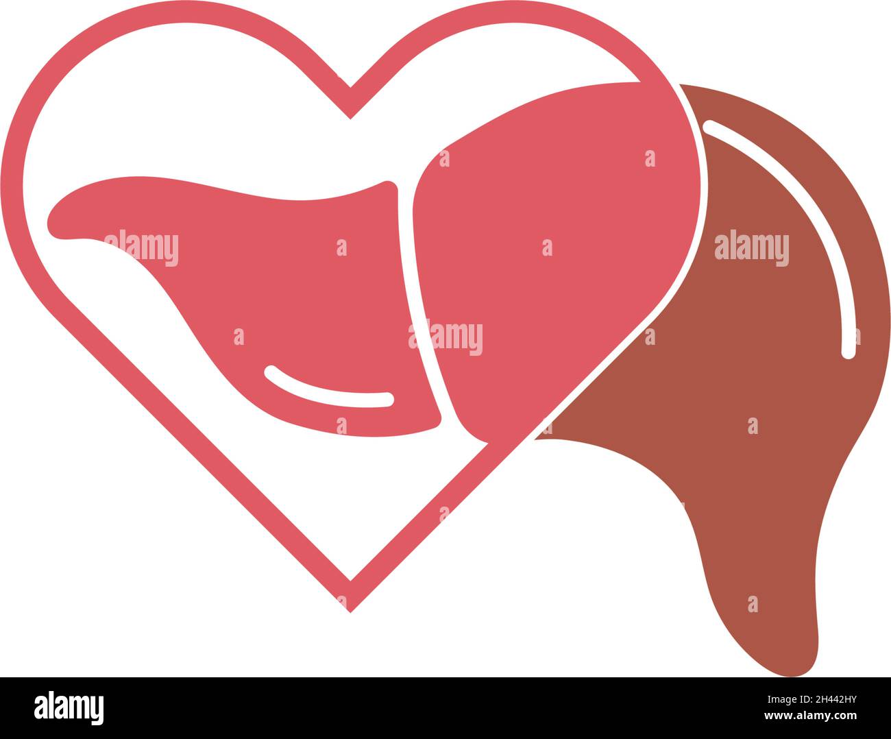 Human liver icon logo design template vector Stock Vector Image & Art ...