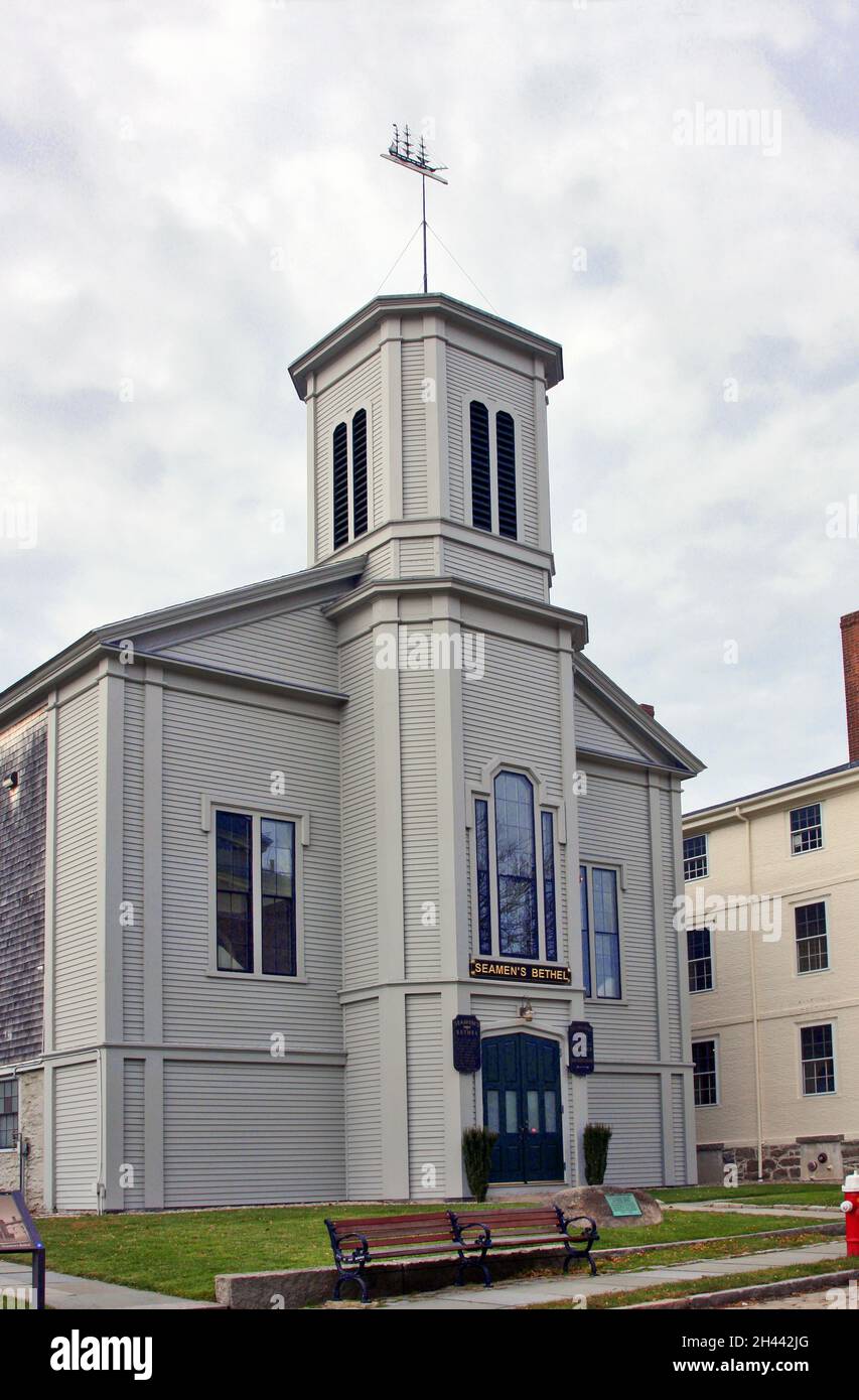 Massachusetts; New Bedford; Seamens Bethel; Johnny Cake Hill; aka ...