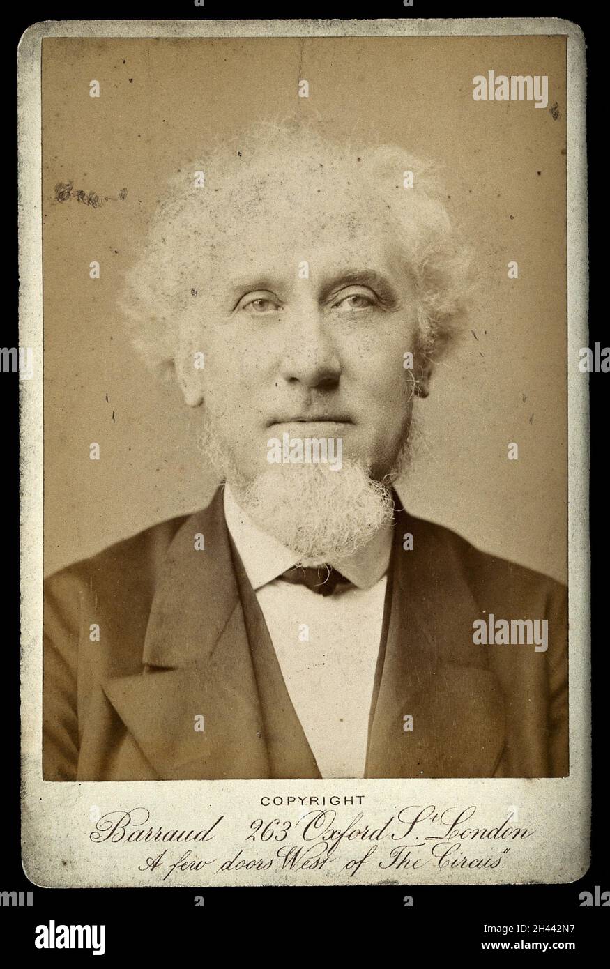 Edward Lund. Photograph by Barraud Stock Photo - Alamy