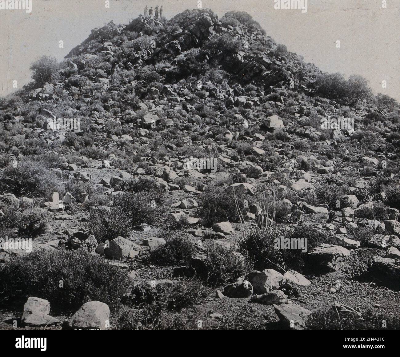 South Africa: a kopje (a large rock outcropping). 1905 Stock Photo - Alamy
