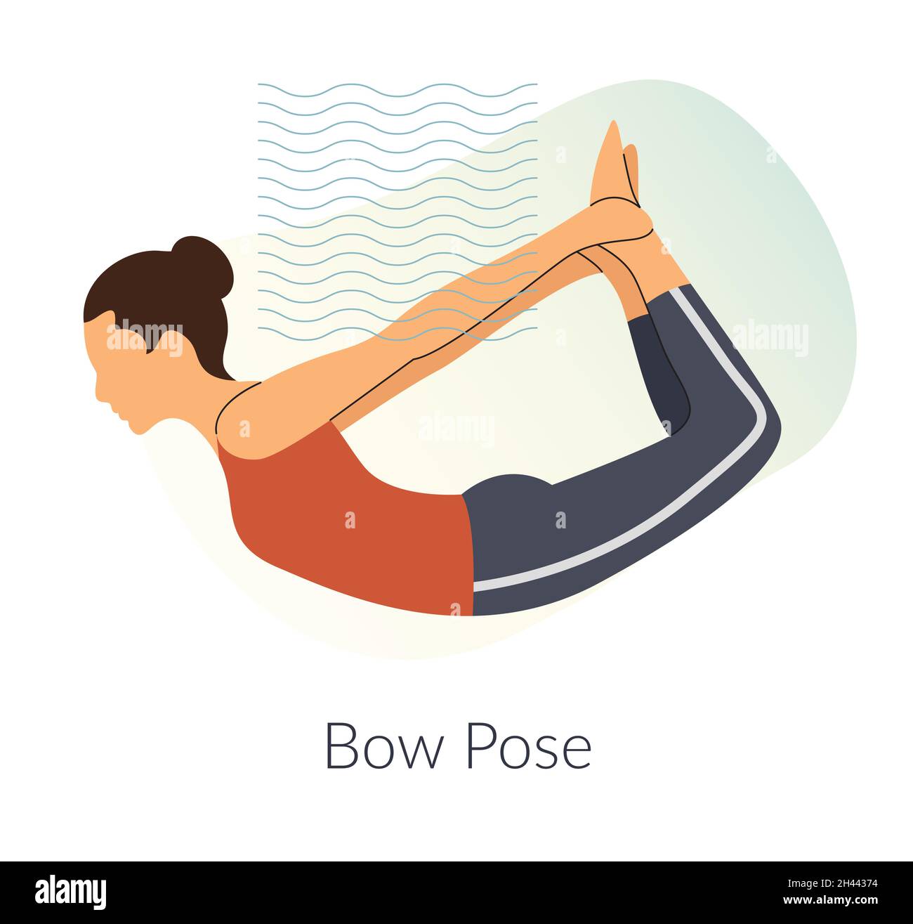 Bow pose vector vectors hi-res stock photography and images - Alamy