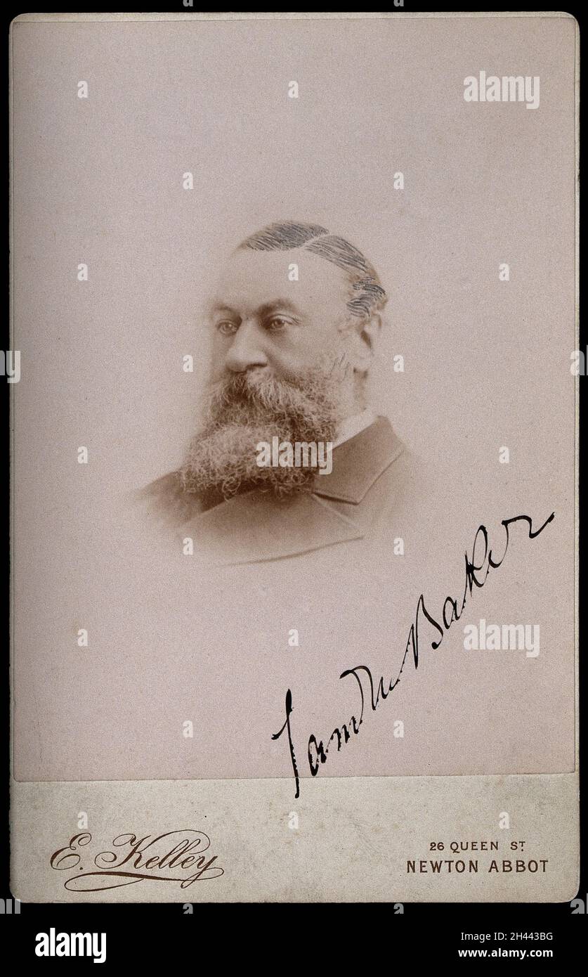 Sir Samuel White Baker. Photograph by E. Kelley Stock Photo - Alamy