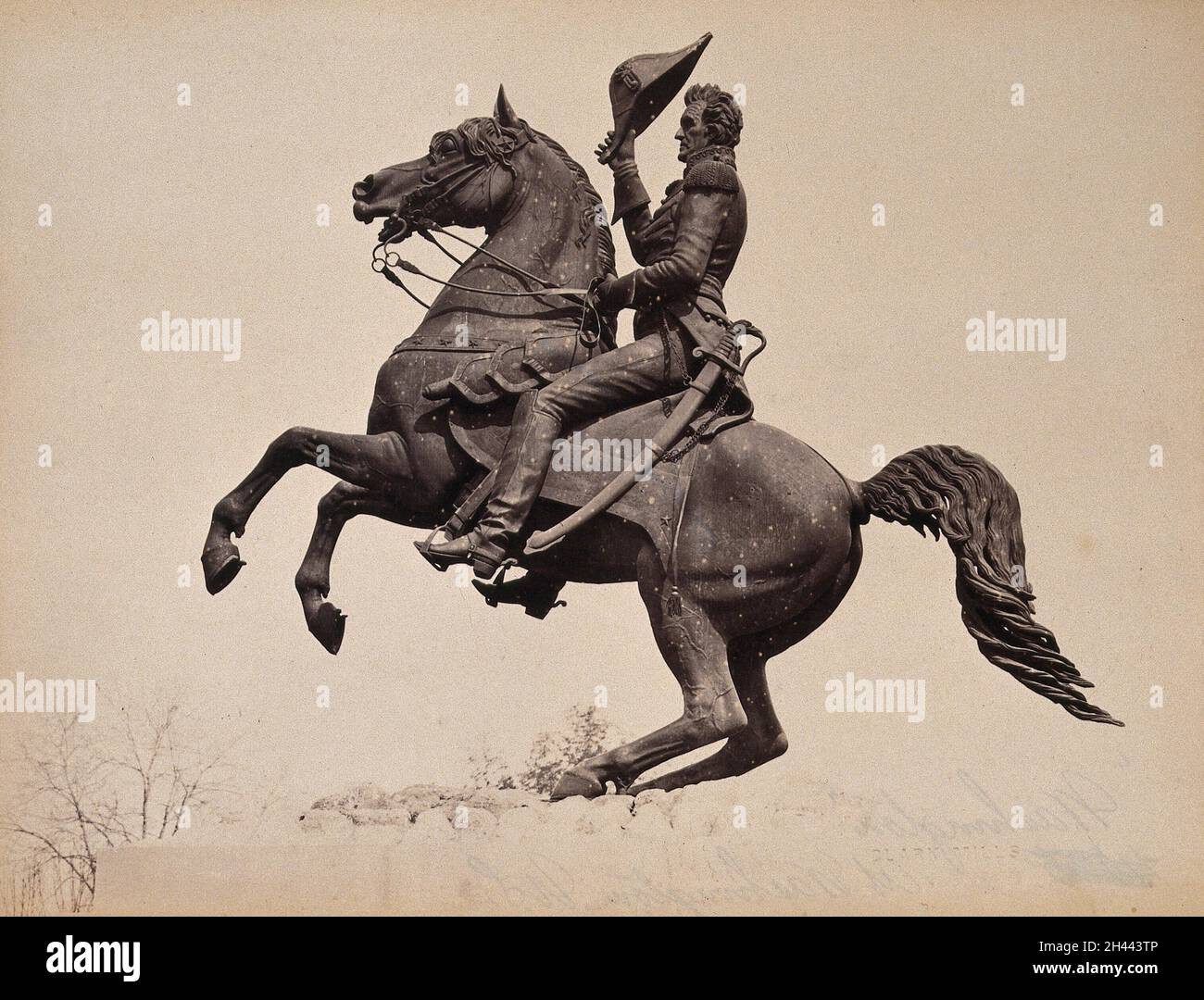 General Andrew Jackson: equestrian statue: Lafayette Park, Washington D ...