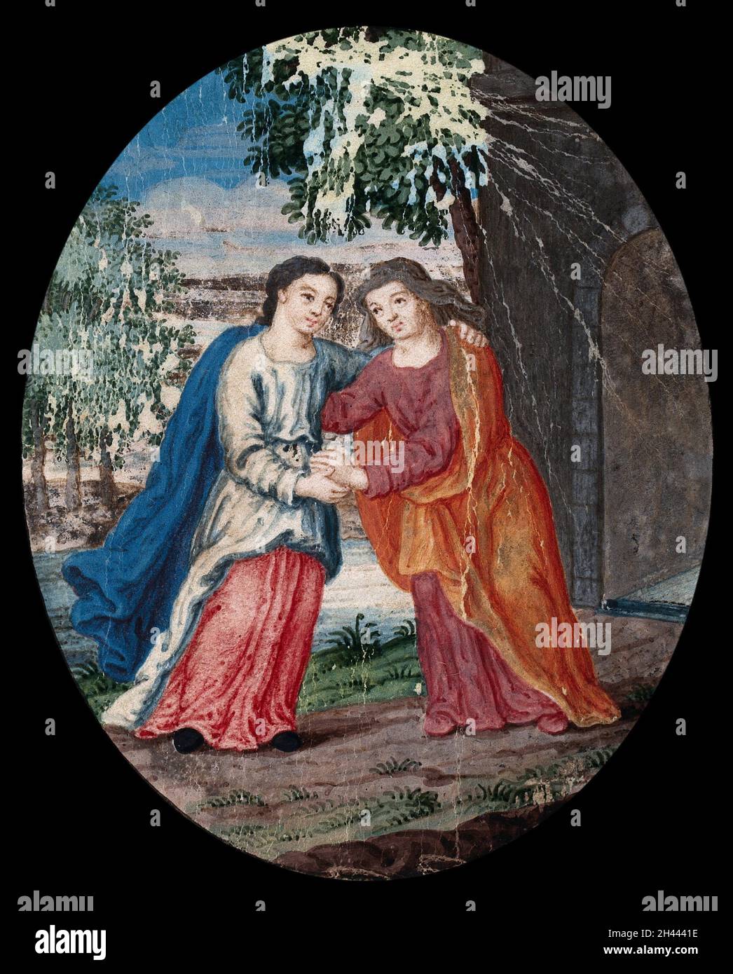 Visitation of mary to elizabeth hi-res stock photography and images - Alamy