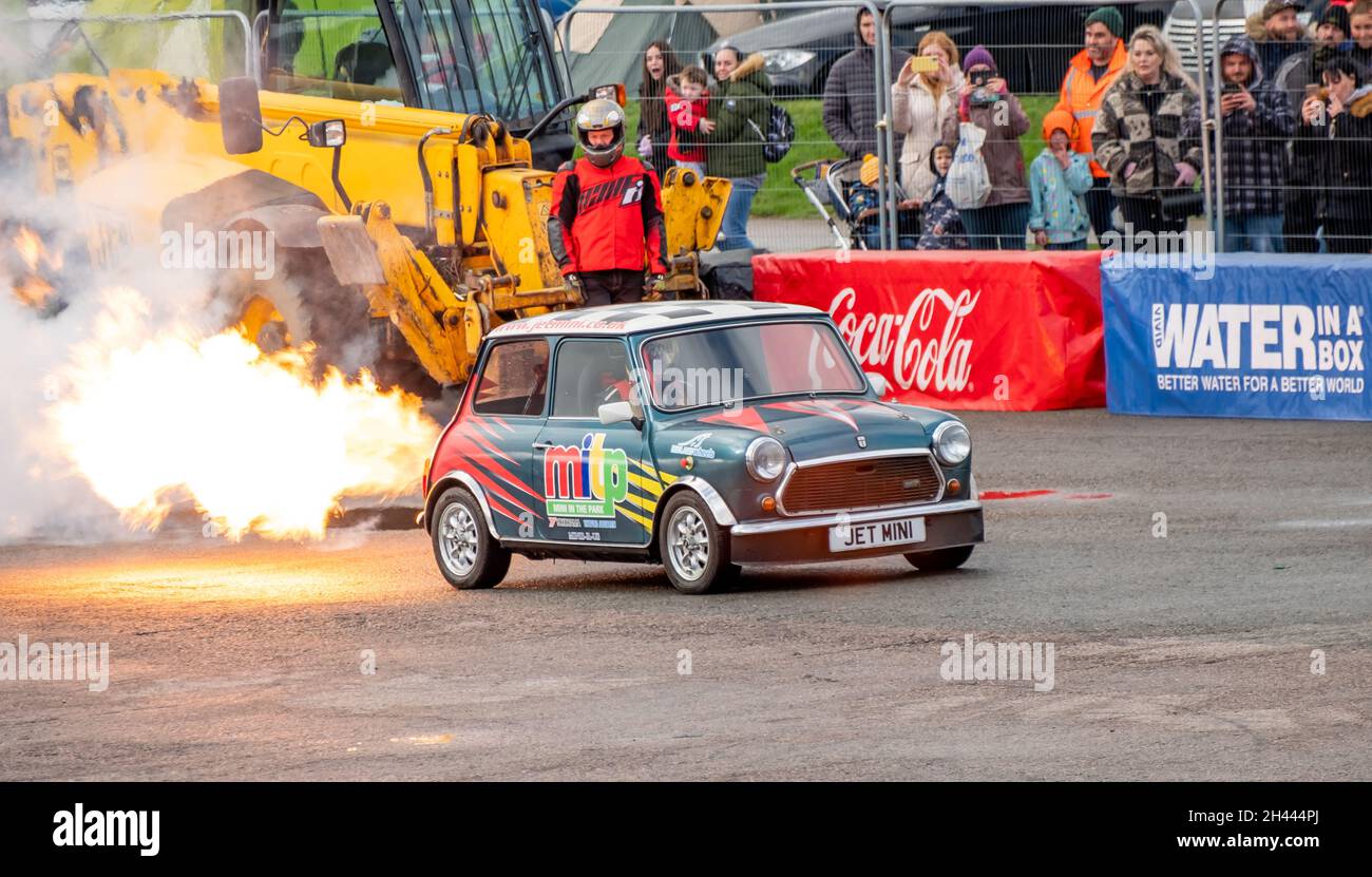 The Jet Mini on display at the Flame & Thunder event at Santa Pod ...