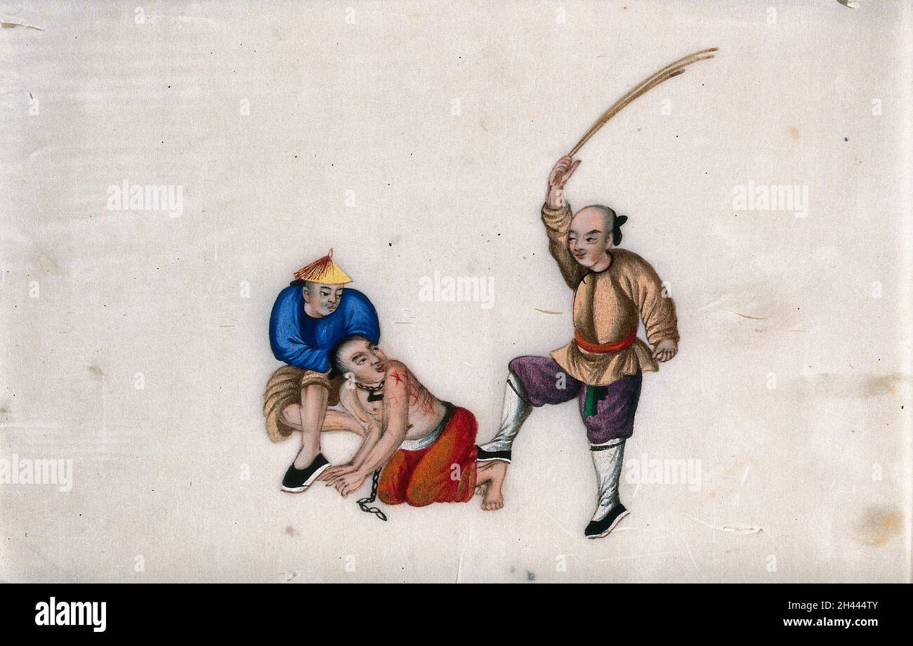 Flogging punishment hi-res stock photography and images - Alamy